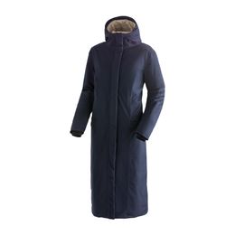 Funktionsmantel Maier Sports "ALBERTE", Damen, Gr. 40, blau (dunkelblau), 100% Polyester, M&auml;ntel, Damen Mantel, wind/wasserdicht, atmungsaktiver Outdoormantel