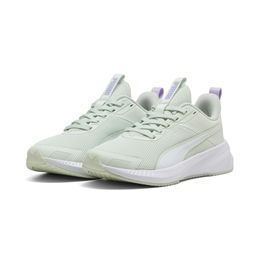 Sneaker Puma "Flyer Lite 4 Laufschuhe Jugendliche", Jungen, Gr. 35,5, sage glow wei&szlig; gr&uuml;n, Obermaterial: Textil, Synthetik. Futter: Textil. Innensohle: Textil. Laufsohle: Synthetik, Gummi, Schuhe Sneaker
