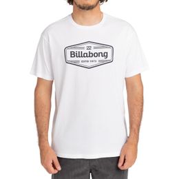 T-Shirt Billabong "Trademark", Herren, Gr. L, wei&szlig;, Obermaterial:100% Baumwolle;, Shirts T-Shirt