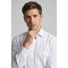 Langarmhemd MARVELIS, Herren, Gr. 38, Extra verl&auml;ngerter Arm, wei&szlig;, Web, Obermaterial: 100% Baumwolle, 2-Knopf-Manschette, Hemden, modern fit, verl&auml;ngerter Arm, Businesshemd, New-Kentkragen