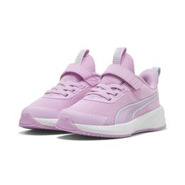 Sneaker Puma "Flyer 4 Laufschuhe Kinder", M&auml;dchen, Gr. 27,5, mauve glow aqua wei&szlig; pink blau, Obermaterial: Textil, Synthetik. Futter: Textil. Innensohle: Textil. Laufsohle: Synthetik, Gummi, Schuhe Sneaker