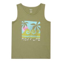 Tanktop Roxy "Miaregular Vintage", M&auml;dchen, Gr. 12(148-156cm), oil gr&uuml;n, Obermaterial: 100% Baumwolle;, Tops Tanktop