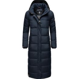 Steppmantel Navahoo "Isalie", Damen, Gr. M (38), blau, Oberstoff: 100% Polyester. Futter: 100% Polyester. Wattierung: 100% Polyester. &Auml;rmelfutter: 100% Polyester, oversize ca. Mitte Wade, &Auml;rmel ohne &Auml;rmelschlitz Rippstrickb&uuml;ndchen mit innenliegendem Gummizug, M&auml;ntel Steppmantel, zeitloser Wintermantel mit abnehmbarer Kapuze