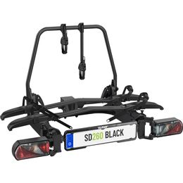 Eufab SD260 Fl&uuml;gelt&uuml;r Fahrradtr&auml;ger 2 Fahrr&auml;der 60 kg E-Bike geeignet schwarz - Fahrradtr&auml;ger f&uuml;r Anh&auml;ngerkupplungen