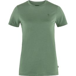 Fj&auml;llr&auml;ven Fj&auml;llr&auml;ven Abisko Wool Damenshirt gr&uuml;n L - Damenshirts, -blusen & -pullover