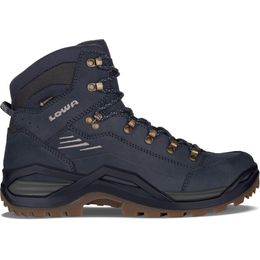 Lowa Renegade Evo GTX Mid Herren Wanderschuhe dunkelblau 43,5 - Herrenschuhe