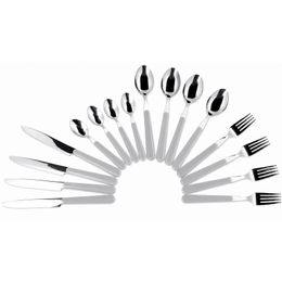 Berger Brezza Edelstahl Besteck-Set 16 tlg. grau f&uuml;r 4 Personen - Campingbesteck