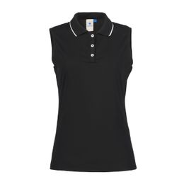 Trainingsshirt Luhta "Luhta Top Hanttula", Damen, Gr. L, schwarz, Stoff, 100% Polyester, normal, hoch geschlossener Ausschnitt, Shirts