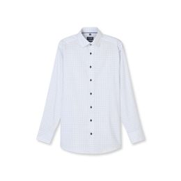 Businesshemd OLYMP "OLYMP Luxor, modern fit, Under-Button-down mit extra langem Arm", Herren, Gr. 39, Normaler Arm, wei&szlig;, 100% Baumwolle, Hemden