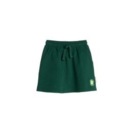 Marc O'Polo Webrock MARC O'POLO "mit gelbem Tennisball-Highlight", M&auml;dchen, Gr. 104/110, grass gr&uuml;n, Obermaterial: 100% Baumwolle, unifarben, normal normal, R&ouml;cke