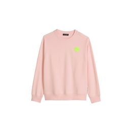 Marc O'Polo Sweatshirt MARC O'POLO "mit beidseitigen Tennisball-Highlights", M&auml;dchen, Gr. 140, rosa (rot), Obermaterial: 100% Baumwolle, unifarben, regular fit, Rippb&uuml;ndchen, Sweatshirts Sweatshirt