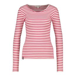 alife and kickin Langarmshirt ALIFE & KICKIN, Damen, Gr. L, fuchsia, 95% Baumwolle, 5% Elasthan, Rundhals, Shirts Langarmshirt
