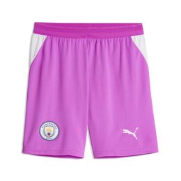 Sporthose Puma "Manchester City 26/27 Torwartshorts Herren", Gr. L, Normalgr&ouml;&szlig;en, pink (electric orchid wei&szlig; pink), Obermaterial: 100% Polyester. Besatz: 12% Elasthan, 88% Polyester. Einsatz: 100% Polyester, regular fit, Hosen Sporthose