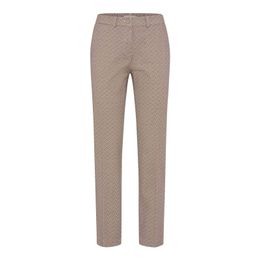 3/4-Hose Brax "Style MARON S", Damen, Gr. 44, Normalgr&ouml;&szlig;en, taupe, Web, 71% Baumwolle, 20% Lyocell, 9% Elasthan, Hosen