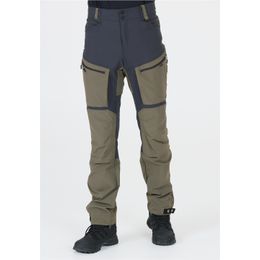 Cargohose WHISTLER "Kodiak", Herren, Gr. 4XL, US-Gr&ouml;&szlig;en, grau, 94% Polyamid, 6% Elasthan, mehrfarbig, lang, Hosen Cargohose, mit verstellbarem Bund