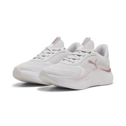 Sneaker Puma "SOFTRIDE Mayve 2 Sneakers Damen", Damen, Gr. 35,5, feather gray powder pink rose gold metallic, Obermaterial: Textil, Synthetik. Futter: Textil. Innensohle: Textil. Laufsohle: Synthetik, Gummi, Schuhe Sneaker