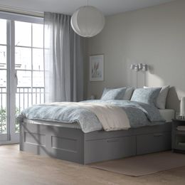 IKEA BRIMNES Bettgestell mit Schubladen