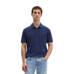 Marc O'Polo Poloshirt MARC O'POLO, Herren, Gr. XL, iris ink, Piqu&eacute;, Obermaterial: 100% Baumwolle, regular fit normal, Rippstrickb&uuml;ndchen, Shirts, Piqu&eacute; regular garment-dyed aus Bio-Baumwolle