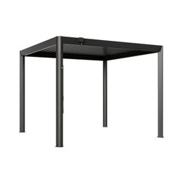 GFP Pergola Luma Premium Aluminium-Terrassen&uuml;berdachung mit Stahl-Lamellendach 3,5x3,5 m