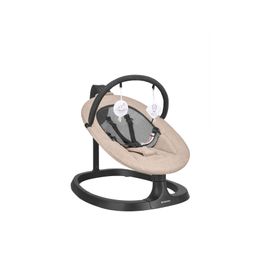 Kikka boo Babywippe Zazu elektrisch Kinderstuhl Musik Schaukelfunktion Timer beige