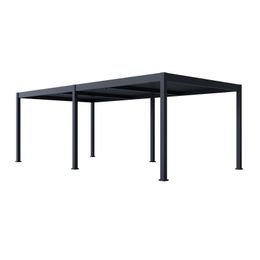 Paragon Outdoor Pergola Grand Tuscan 1224 inkl. Lamellendach Anthrazit 369x721x265cm