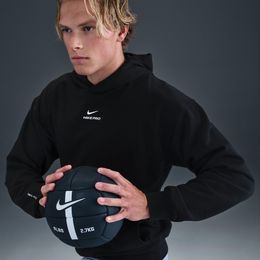 Kapuzensweatshirt Nike "M NP DF NPT MIDLAYER HOODIE", Herren, Gr. S, schwarz, wei&szlig;, Obermaterial: 54% Polyester, 46% Baumwolle, normal, Rundhals, Sweatshirts