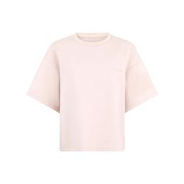T-Shirt Plein Sport "Round Neck T-Shirt Icon Scratch", Damen, Gr. L, rosa (03, rose, pink), Stoff: 59% Baumwolle, 35% Polyester, 6% Elasthan. Strick: 55% Baumwolle, 40% Polyester, 5% Elasthan, Shirts T-Shirt