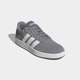 Sneaker adidas Sportswear "BREAKNET 3.0", Herren, Gr. 41, grau three, ftwr wei&szlig;, gum5, Leder, Synthetik, Schuhe Sneaker