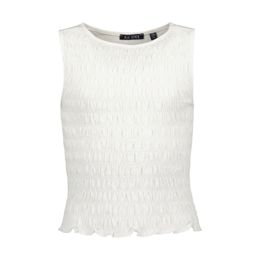 Crop-Top Blue Seven "Blue Seven Top", M&auml;dchen, Gr. 152, wei&szlig;, 100% Baumwolle, normal, U-Boot-Ausschnitt, Tops