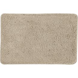 Badematte Kleine Wolke "&raquo;Scott&laquo;, Badvorleger, Badezimmer Teppich", taupe, H:12mm, Polyester, Badematten, Badematte, Badteppich, Uni Farben, weich & kuschelig