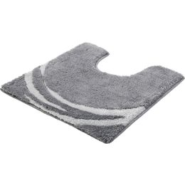 Badematte Kleine Wolke "&raquo;Mystic&laquo;, Badvorleger, Badezimmer Teppich", anthrazit, H:25mm, Polyacryl, Badematten, Badematte, Badteppich, modernes Design, Hoch-Tief Effekt, rechteckig & rund