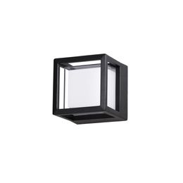 NOVA LUCE Au&szlig;en-Wandleuchte "AGOSTO", schwarz, 1 Stk., Leuchten