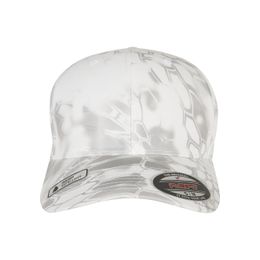 Flex Cap Flexfit "Flexfit Unisex Flexfit Kryptek Cap", Gr. S/M, wei&szlig; (wraith), 100% Polyester, Caps