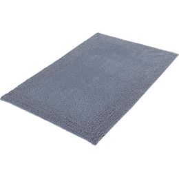 Badematte Kleine Wolke "Cotone, Badvorleger, Badezimmer Teppich", blau (mare), H:17mm, Baumwolle, Badematten, Badematte, Badteppich, Uni Farben, reine Baumwolle, waschbar