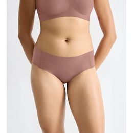 Hipster Sloggi "ZERO Feel 2.0", Damen, Gr. XL, braun (cacao), Single Jersey, Obermaterial: 76% Polyamid, 24% Elasthan, Unterhosen, softe Mikrofaser, atmungsaktiv, ultraleicht und dehnbar