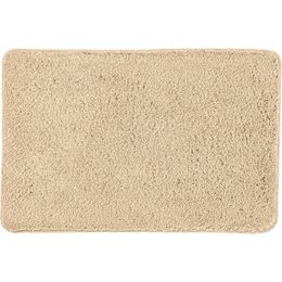 Badematte Kleine Wolke "&raquo;Scott&laquo;, Badvorleger, Badezimmer Teppich", caramel, H:12mm, Polyester, Badematten, Badematte, Badteppich, Uni Farben, weich & kuschelig