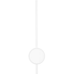 NOVA LUCE LED Wandleuchte "CLOCK", wei&szlig;, 2, H: 60,7cm, 1 Stk., Leuchten, LED Wandleuchte