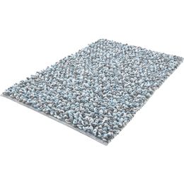 Badematte Kleine Wolke "Sling, Badvorleger, Badezimmer Teppich", gr&uuml;n (opal), H:20mm, Baumwolle, Polyester, Badematten, Badematte, Badteppich, handgefertigt, 2 farbige Schlingenoptik