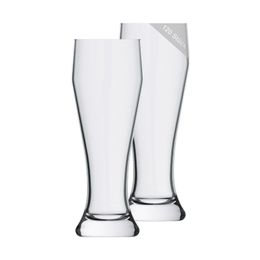 Bierglas Rastal "Weizenbiergl&auml;ser Ranft 0,5 l 120er Set transparent", bunt (transparent), B:8,6cm H:23,3cm &Oslash;:8,6cm, Glas, Trinkgef&auml;&szlig;e, Sp&uuml;lmaschinenfest