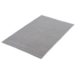 Badematte Kleine Wolke "Chrissy, Badvorleger, Badezimmer Teppich", grau, H:10mm, Baumwolle, Badematten, Badematte, Badteppich, Uni Farben
