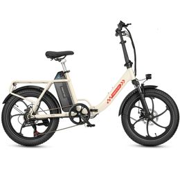 E-Bike MAXTRON "Maxtron MULE Klapprad" Gr. 33, wei&szlig;, schwarz, Elektrofahrr&auml;der, 33cm, 20 Zoll (50,80cm), Stadt & Abenteuer: 20" Fatbike mit XXL 20Ah Akku., Topseller