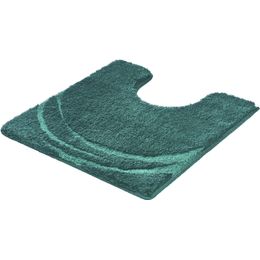 Badematte Kleine Wolke "&raquo;Mystic&laquo;, Badvorleger, Badezimmer Teppich", petrol, H:25mm, Polyacryl, Badematten, Badematte, Badteppich, modernes Design, Hoch-Tief Effekt, rechteckig & rund