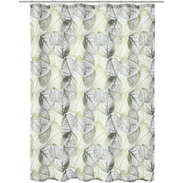 Duschvorhang Kleine Wolke "Selva", gr&uuml;n (dill), B:180cm H:200cm, Polyester, Duschvorh&auml;nge