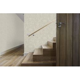 Vliestapete Laura Ashley "Uni", beige (beige 1), B:0,52m H:0m L:10m, Vlies, Tapeten, 10mx52cm (ca. 5m2)