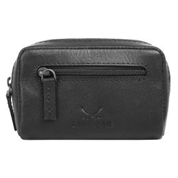Schl&uuml;sseltasche Sansibar, Damen, schwarz, Leder, gepflegt, Kleinlederwaren, echt Leder