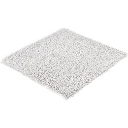 Badematte Kleine Wolke "Dana, Badvorleger, Badezimmer Teppich", wei&szlig; (polarwei&szlig;), H:25mm, Baumwolle, Polyester, Badematten, Badematte, Badteppich, Uni Farben, quadratisch & rechteckig erh&auml;ltlich