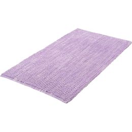 Badematte Kleine Wolke "Sway, Badvorleger, Badezimmer Teppich" Gr. 3, lila (crocus), H:10mm, Baumwolle, Badematten, Badematte, Badteppich, Uni Farben mit Melange Effekt