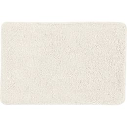 Badematte Kleine Wolke "&raquo;Scott&laquo;, Badvorleger, Badezimmer Teppich", wei&szlig;, H:12mm, Polyester, Badematten, Badematte, Badteppich, Uni Farben, weich & kuschelig
