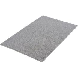 Badematte Kleine Wolke "Chrissy, Badvorleger, Badezimmer Teppich", grau, H:10mm, Baumwolle, Badematten, Badematte, Badteppich, Uni Farben