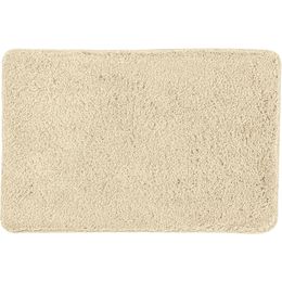 Badematte Kleine Wolke "&raquo;Scott&laquo;, Badvorleger, Badezimmer Teppich", natur, H:12mm, Polyester, Badematten, Badematte, Badteppich, Uni Farben, weich & kuschelig